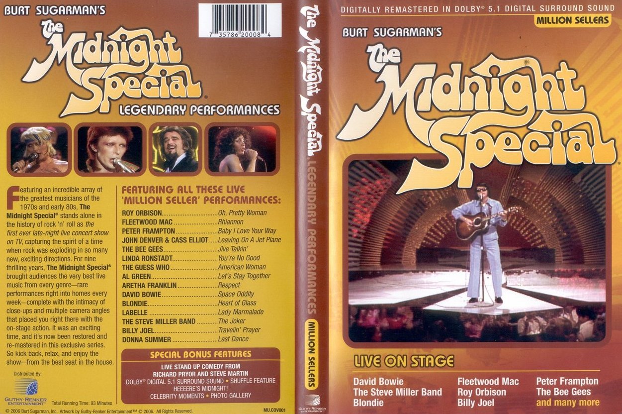 BANCA DO ROCK Rock Concert DVD: 895 - DVD THE MIDNIGHT SPECIAL BANCA DO ROCK Rock Concert DVD: 895 - DVD THE MIDNIGHT SPECIAL